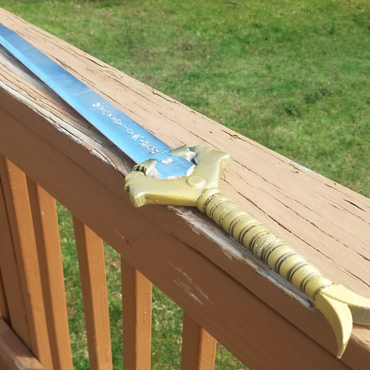 3D Printable Godkiller Sword- Wonder Woman(Reinforced) by T-E-C