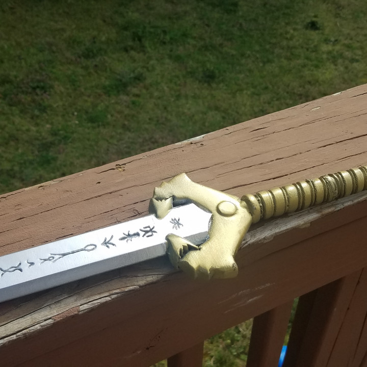 3D Printable Godkiller Sword- Wonder Woman(Reinforced) by T-E-C