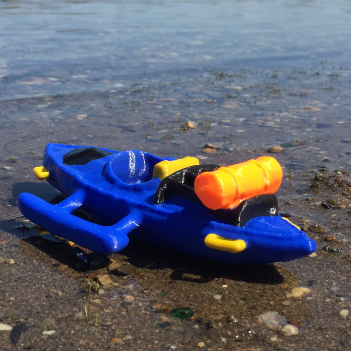 3D Printable Adventure Kayak by Star Labs 3D, LLC