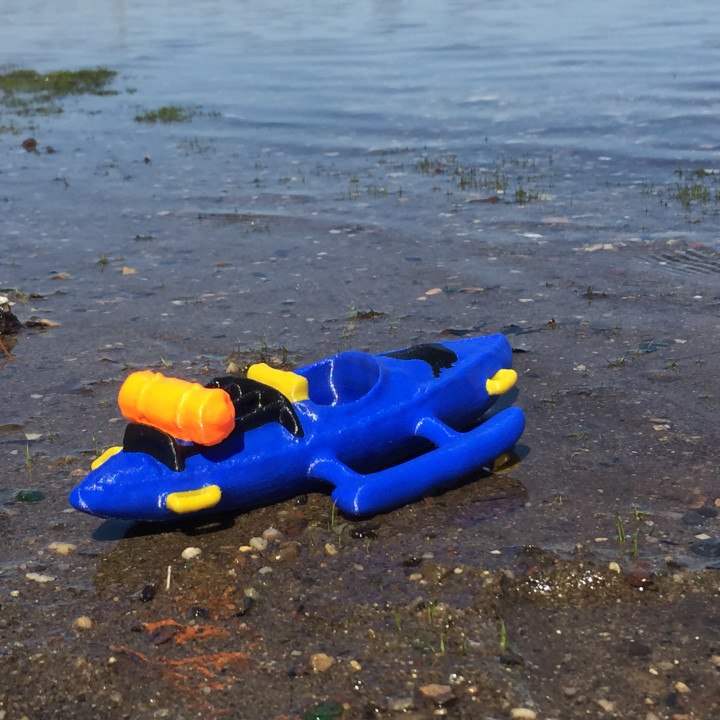 3D Printable Adventure Kayak by Star Labs 3D, LLC