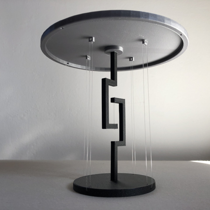 3D Printable Floating Table Top - Tensegrity by Seabird HH