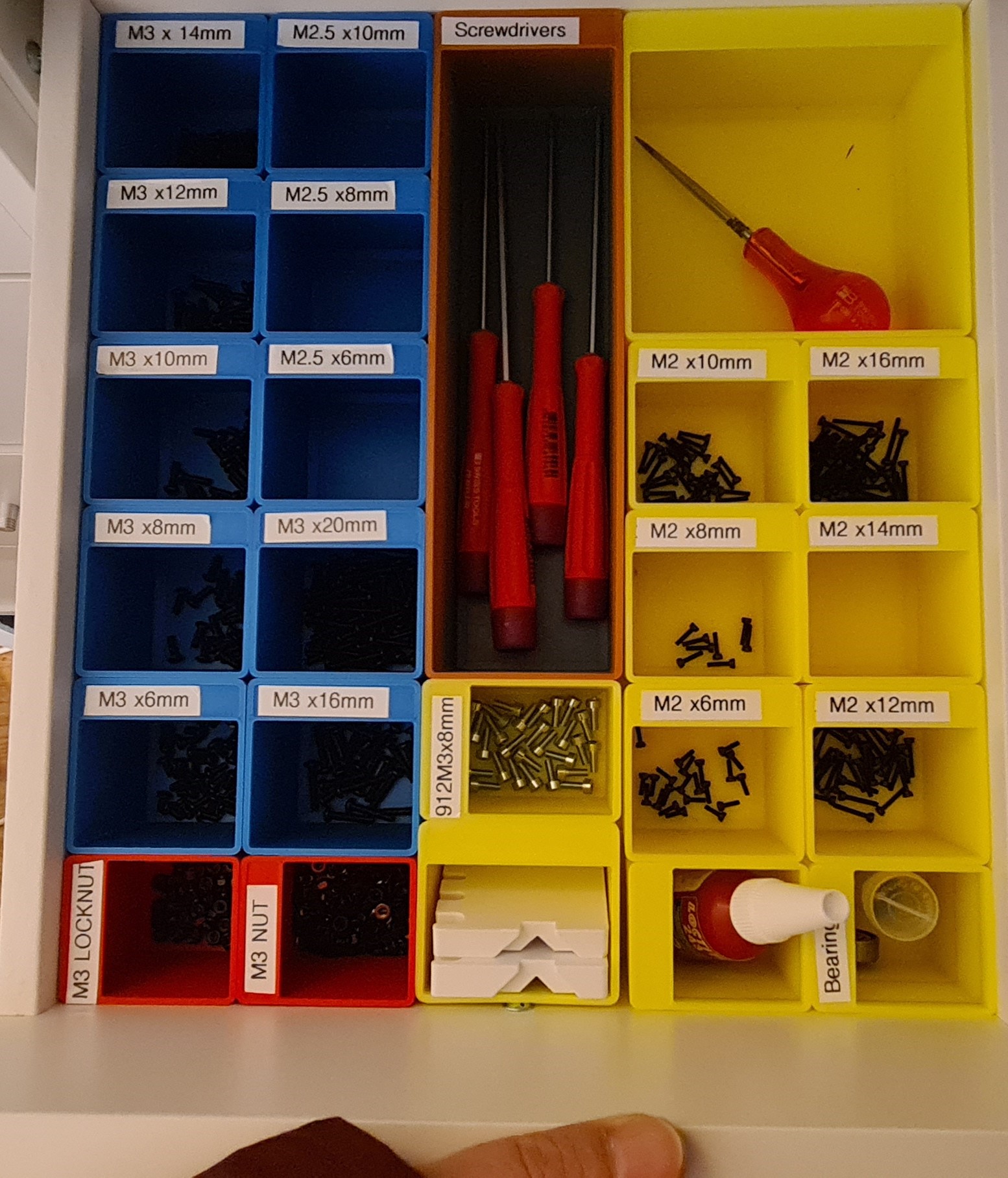 3D Printable Sorting Boxes by Gustav Svensson