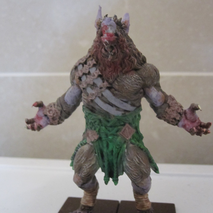 3D Print of Werewolf Alpha by oliverbode