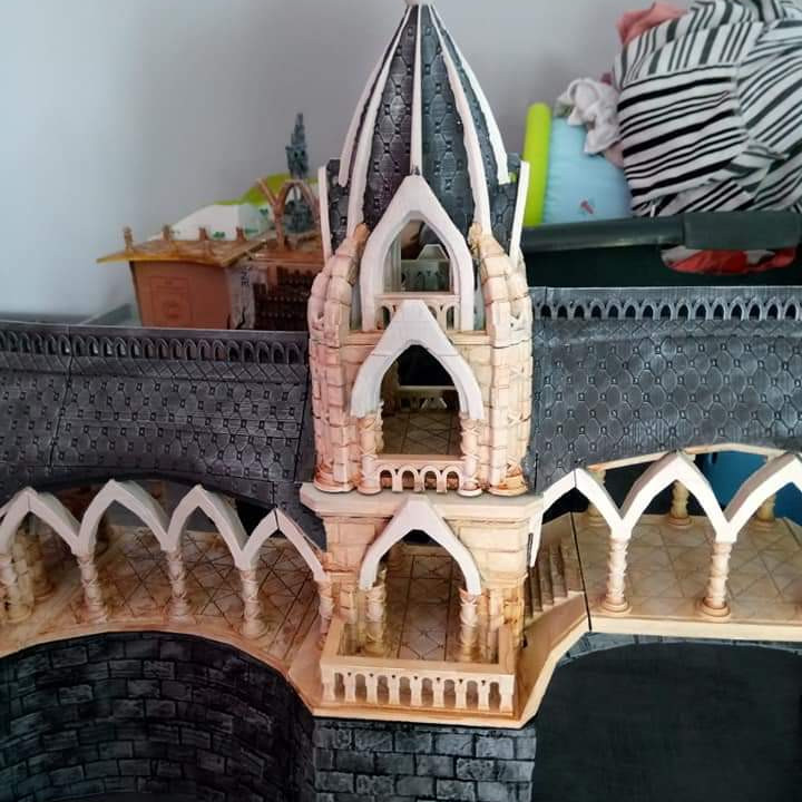 3D Printable Dark Realms Elven Scenery - Promenade by Dark Realms Forge