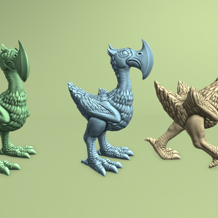 3D Printable Axe Beak by Clay Rade