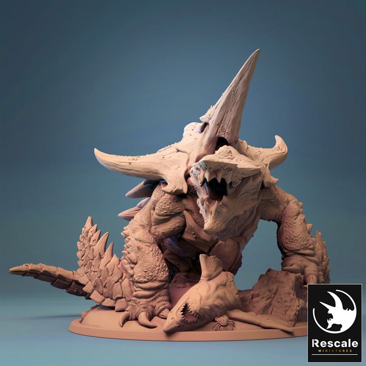 3D Printable Giant Dragon by Rescale Miniatures