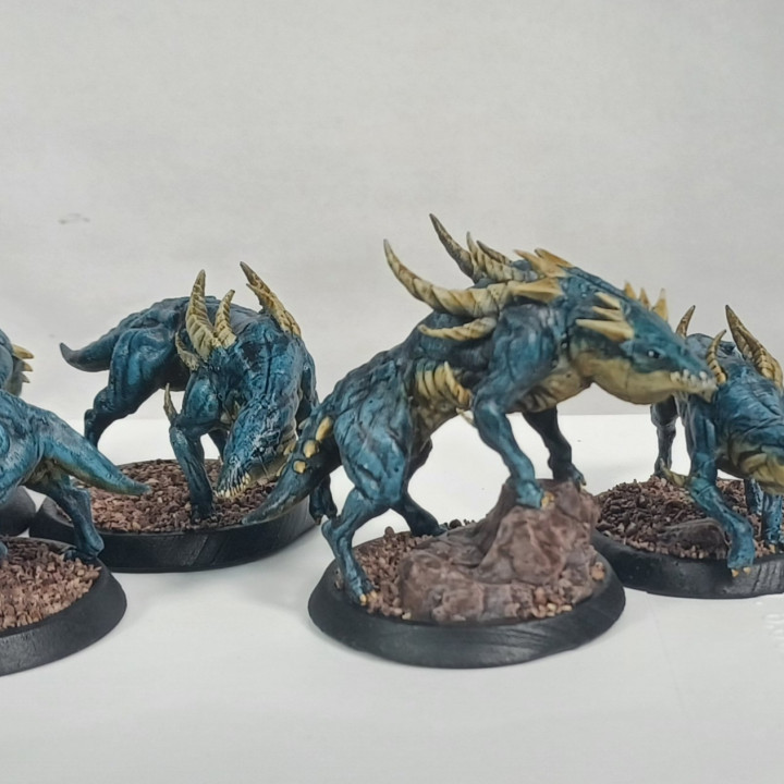 3D Print of Hell Dogs by Dukk Dodgers