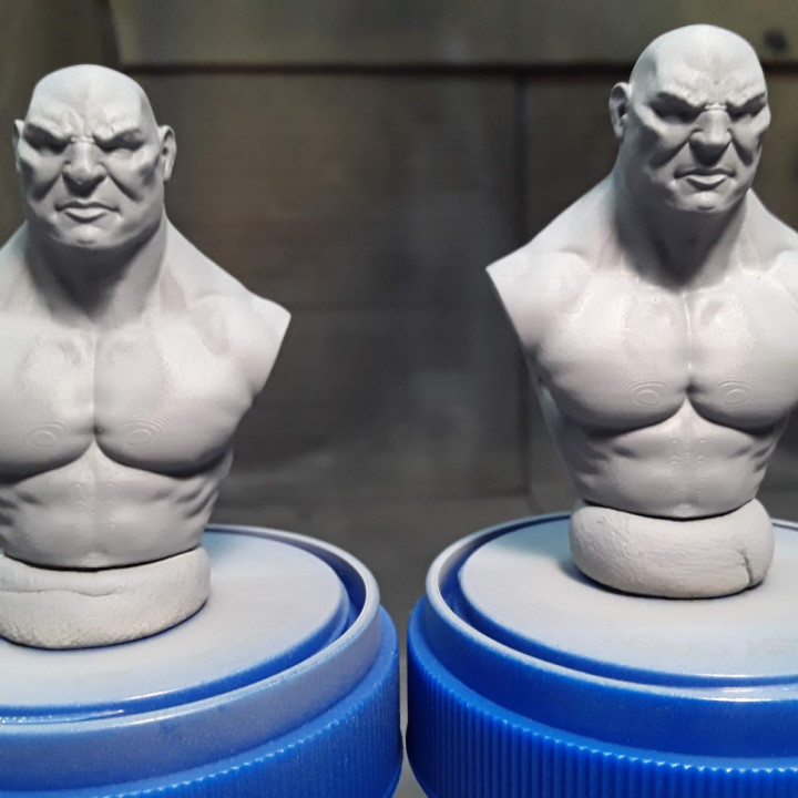 3D Print of Academic Bust- Human Brute by Tauris Blazestar