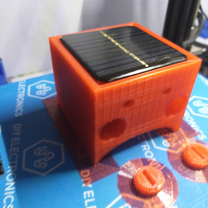 3D Printable SOLAR RECHARGEABLE DUMMY -TWIN- LED FLASHER HOUSING by Dan ...