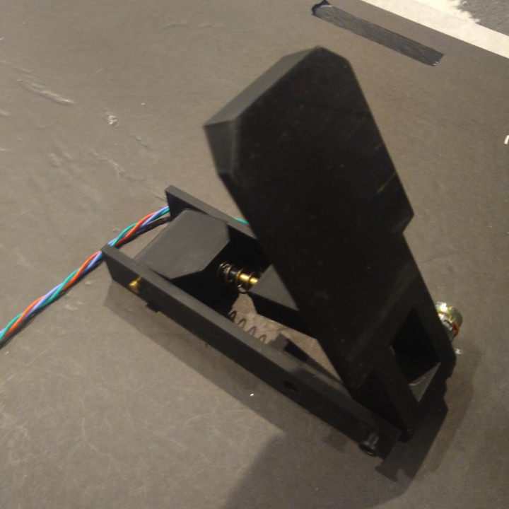 3D Printable Arduino Racing Pedal by Devan Metz