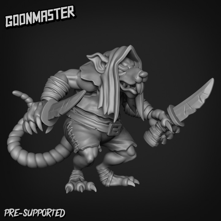 3D Printable Rat Man Bundle by Goon Master