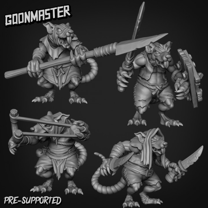 3D Printable Rat Man Bundle by Goon Master