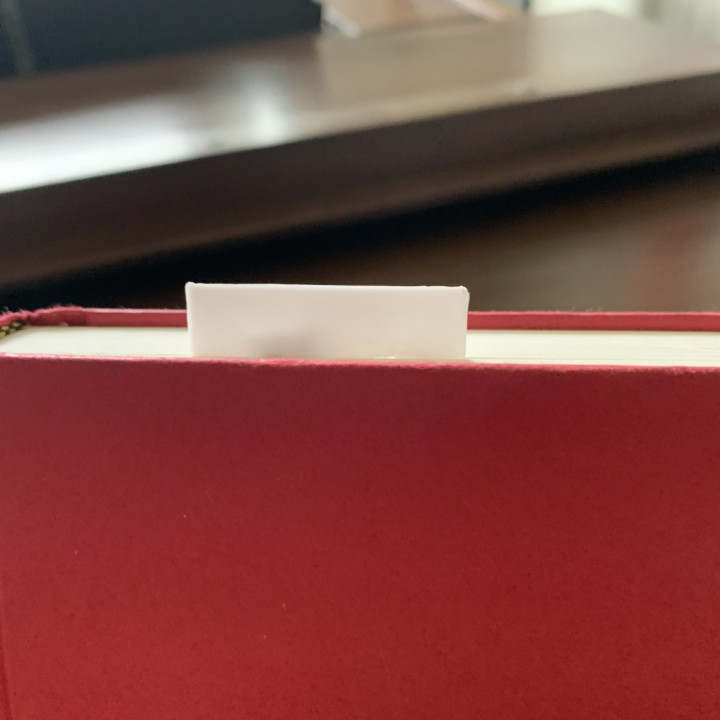 3D Printable bookmark by Nathan K