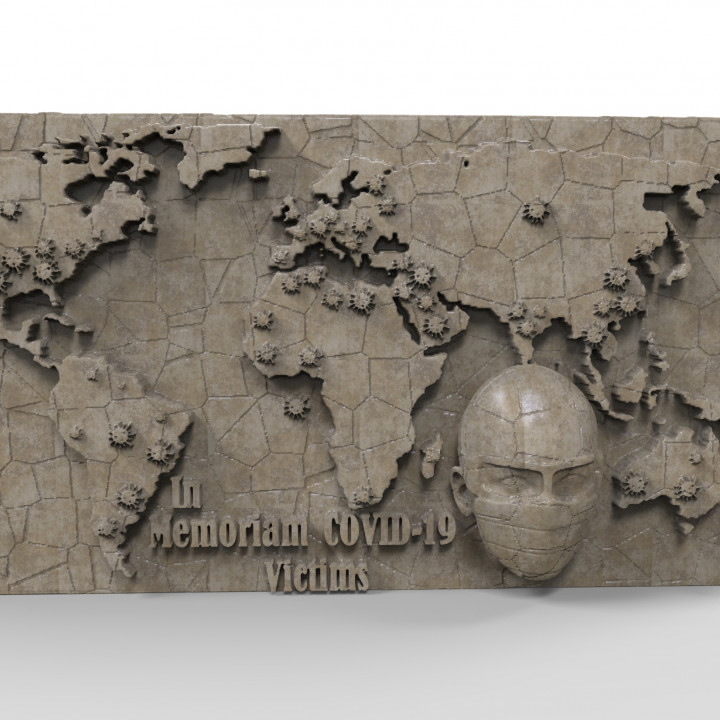 3D Printable In Memoriam COVID-19 Victims by Kis-Lantos Mátyás