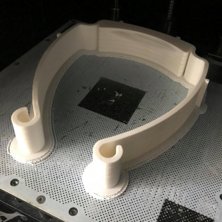 3D Printable Stackable open visor frame europe iso838 v3 by Le Hub ...