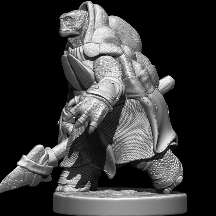 3D Printable Tortle Warrior by Allan Palmer