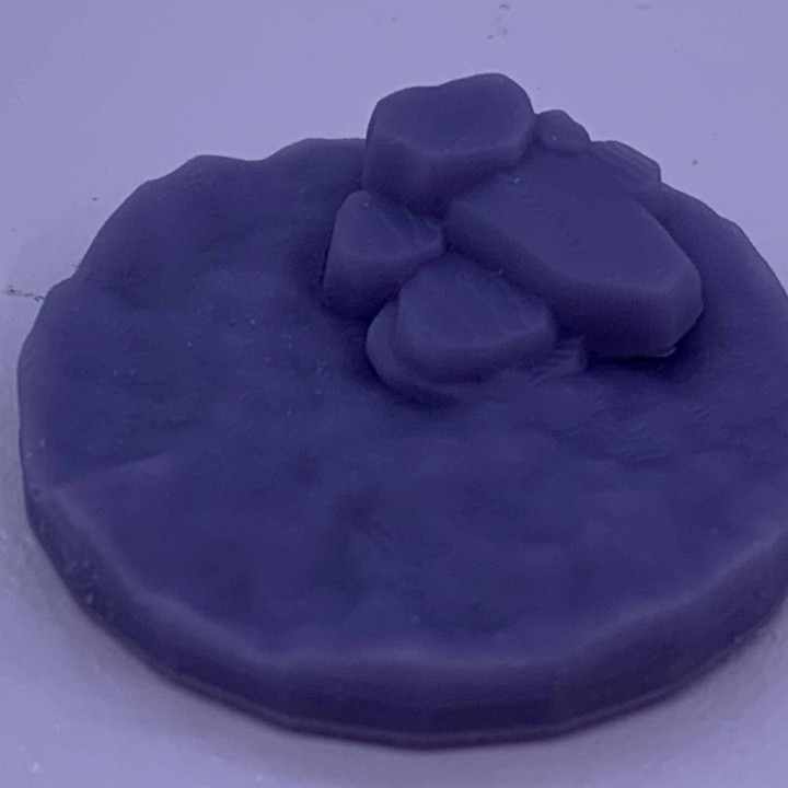 3D Printable Miniature Bases by Miss Mirina Faria