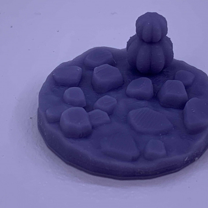 3D Printable Miniature Bases by Miss Mirina Faria