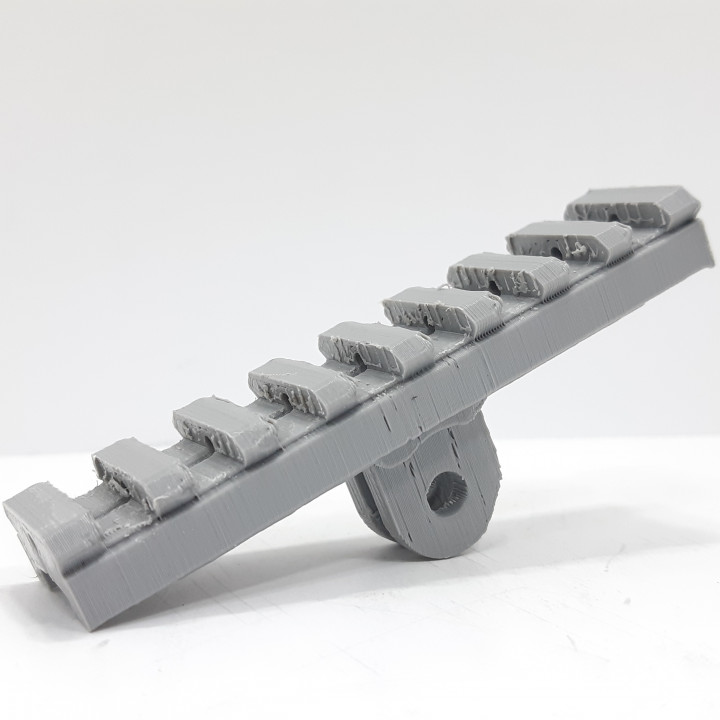 3D Printable Go Pro to Picatinny Rail Adapter Mount by Mike S