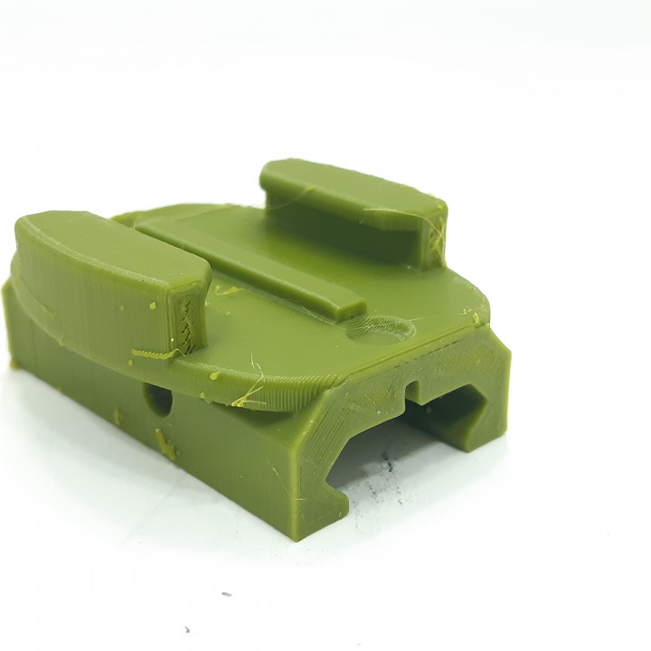 3D Printable Picatinny to Go Pro Quick Release Mount Adapter by Mike S