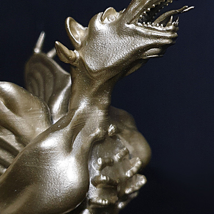 3D Printable Gargoyle by Huib Schippers