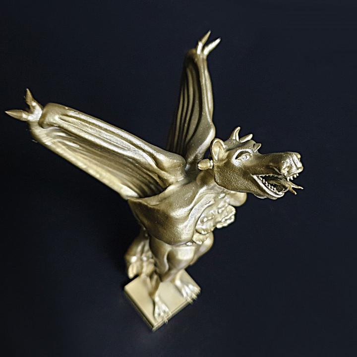 3D Printable Gargoyle by Huib Schippers