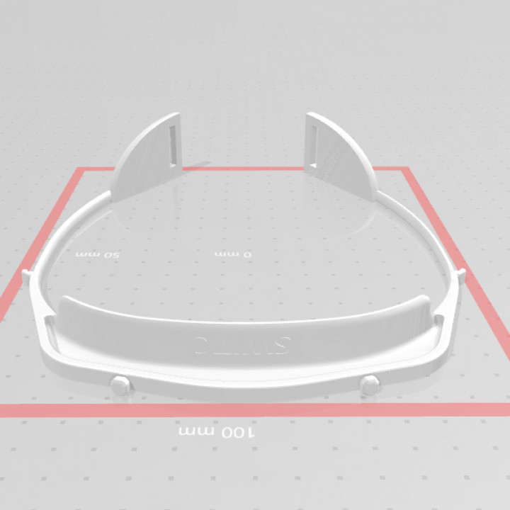 3D Printable MEDICAL FACE SHIELD SUPPORT PERSONAL PROTECTIVE EQUIPMENT ...