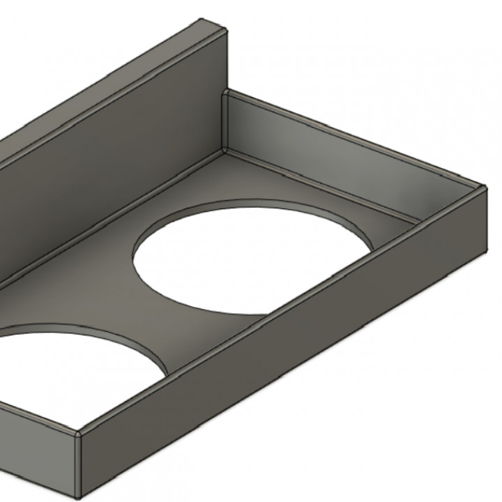 3D Printable duel 4inch filter sock holder by michael