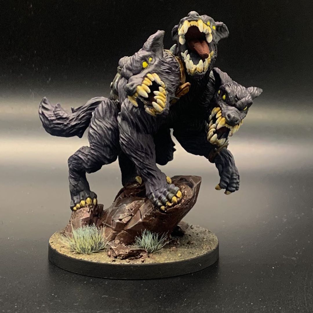 3D Printable Cerberus by Miniatures of Madness