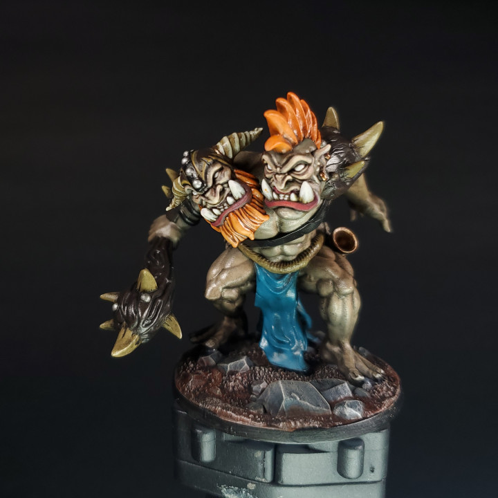 3D Printable Ettin by Miniatures of Madness