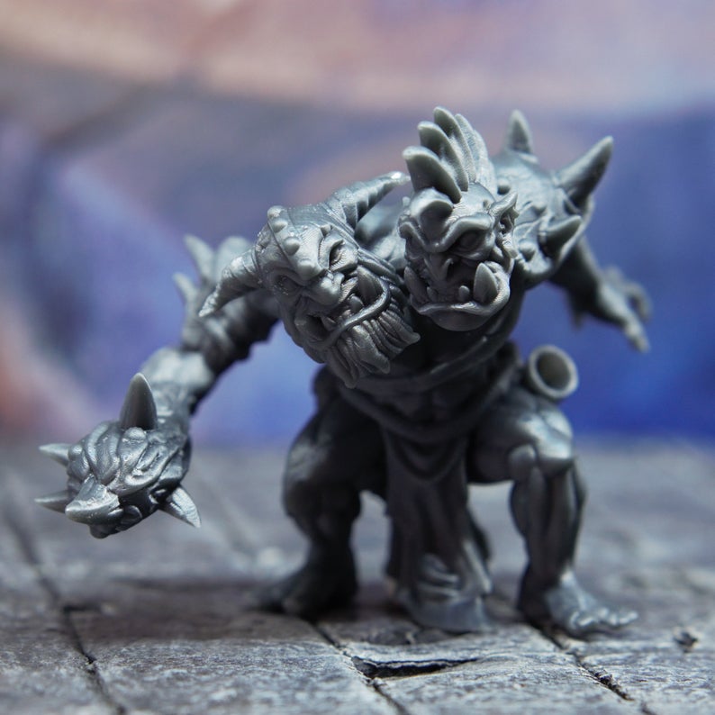 3D Printable Ettin by Miniatures of Madness
