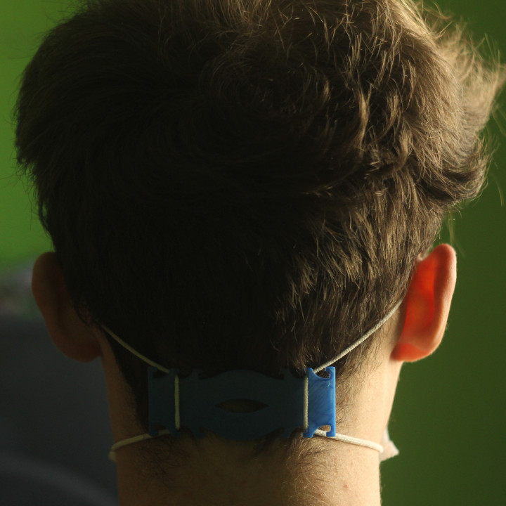 3D Printable mask strap by Szőnyi Balázs