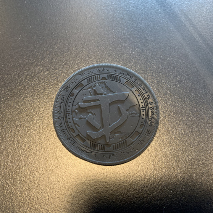 3D Printable Doom Eternal Preator Token by lecter