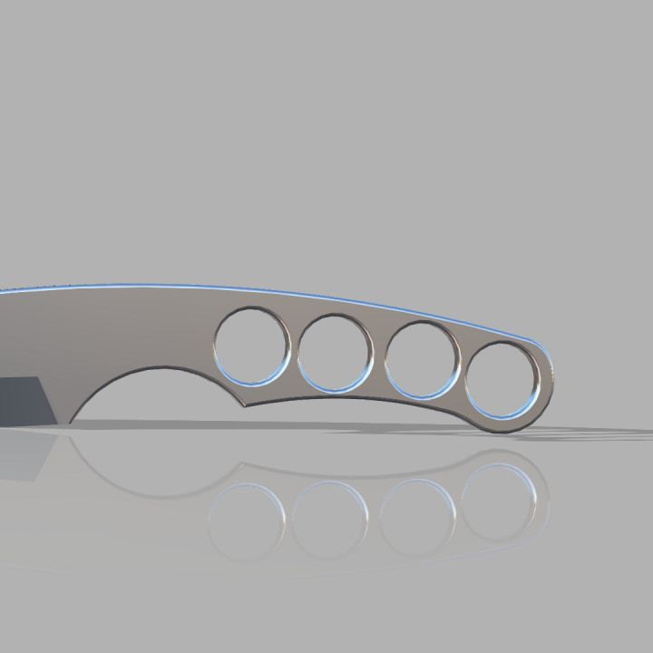 3D Printable throwing knife by ma