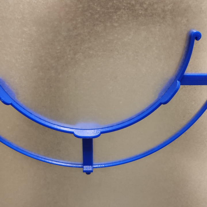 3D Printable Simply Fast Face Shield by Arthur Strulev