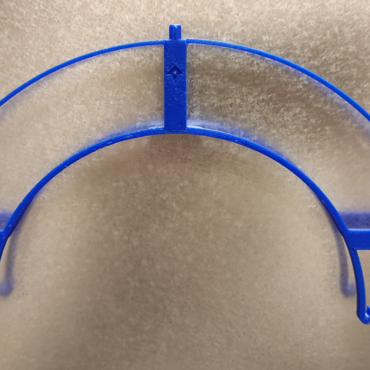 3D Printable Simply Fast Face Shield by Arthur Strulev