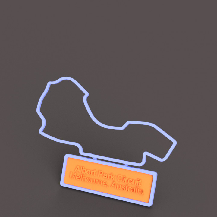 3D Printable 25 Race Track Displays by Dsk