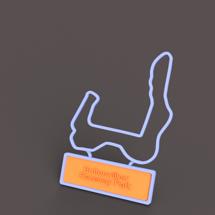 3D Printable 25 Race Track Displays by Dsk