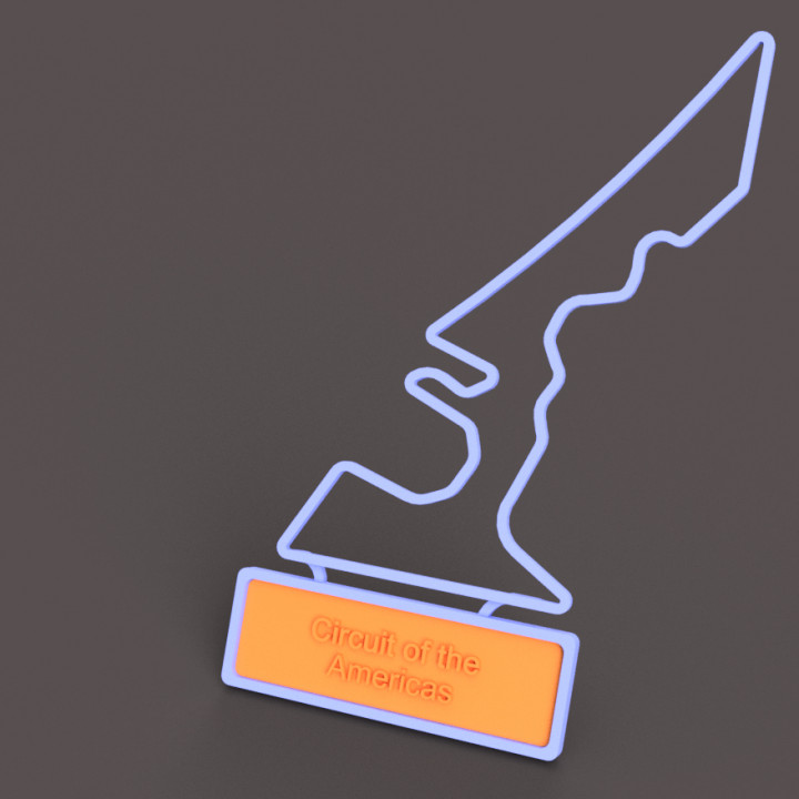 3D Printable 25 Race Track Displays by Dsk