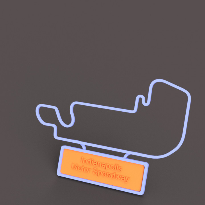 3D Printable 25 Race Track Displays by Dsk