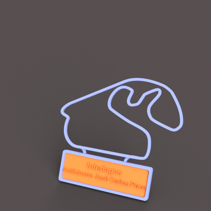 3D Printable 25 Race Track Displays by Dsk