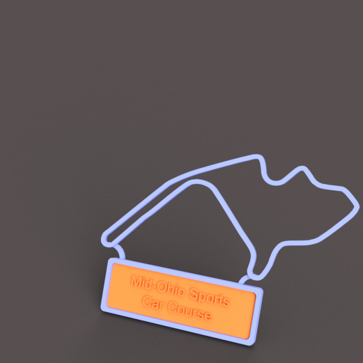 3D Printable 25 Race Track Displays by Dsk