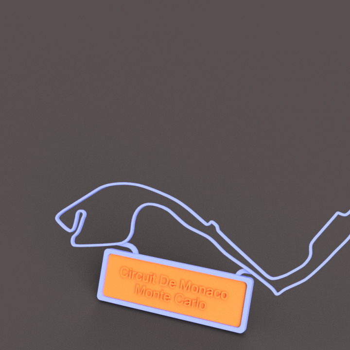 3D Printable 25 Race Track Displays by Dsk