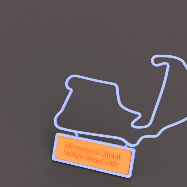 3D Printable 25 Race Track Displays by Dsk