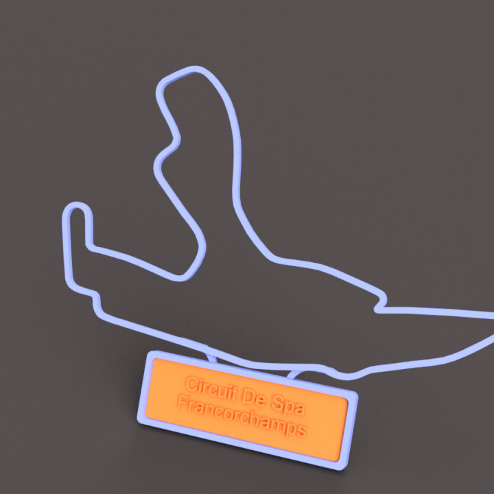 3D Printable 25 Race Track Displays by Dsk
