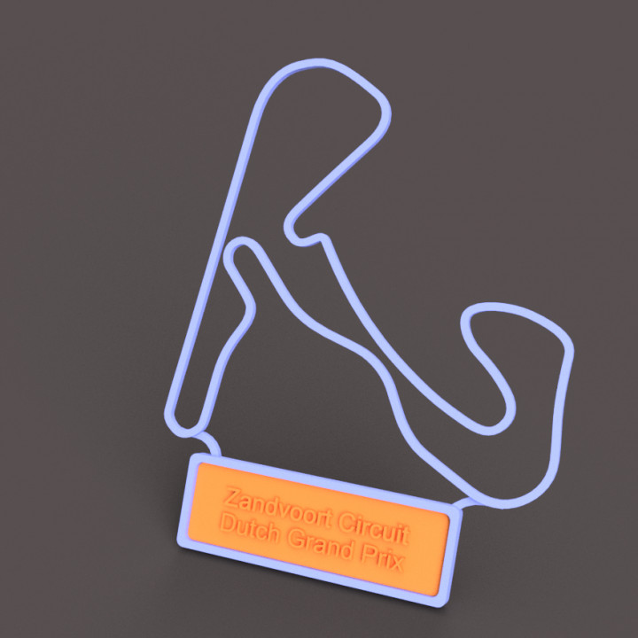 3D Printable 25 Race Track Displays by Dsk