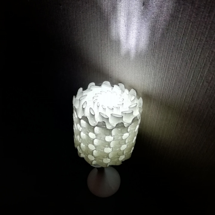 3D Printable GyroidFill Mood Lamp by Norbert Fekete