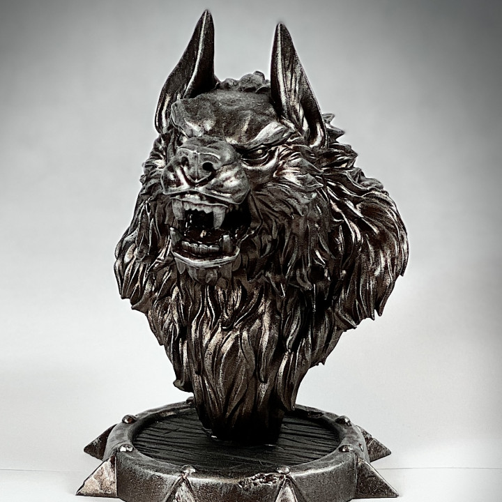 3D Print of Werewolf bust pre-supported FREE by Barrest