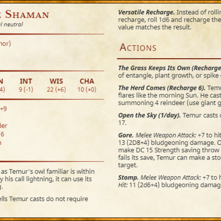 3D Printable Temur, Ariche Shaman (Pre-Supported) by CobraMode