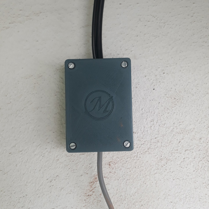 3D Printable CCTV connection box by Marius